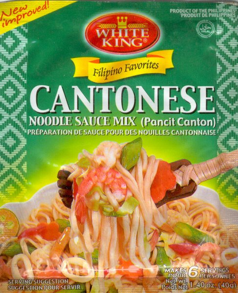 White King Cantonese Noodle Sauce Mix 40g - Masagana Oriental Variety Store